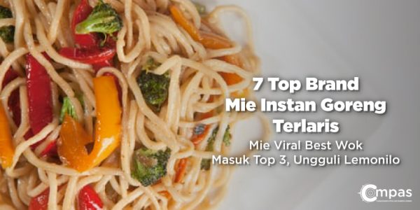 7 Top Brand Mie Instan Goreng Terlaris : Mie Viral Best Wok Masuk Top 3, Ungguli Lemonilo - %siten